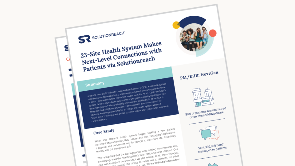 Medical Practice Patient Engagement Software | Solutionreach